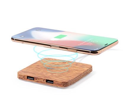 Beställ trådlös mobilladdare med tryck från Parnass.